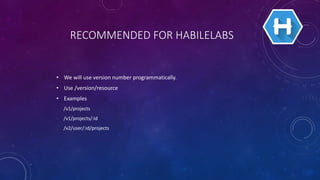 Rest API Guidelines by HabileLabs | PPT