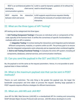 Rest API Interview Questions PDF By ScholarHat | PDF