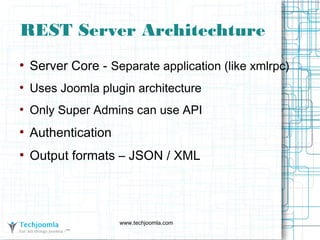 REST API for Joomla | ODP