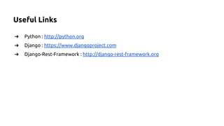 Rest apis with DRF | PPT