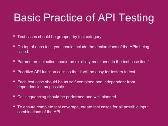 Rest API Testing | PPT