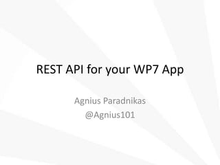 Wp7 Font