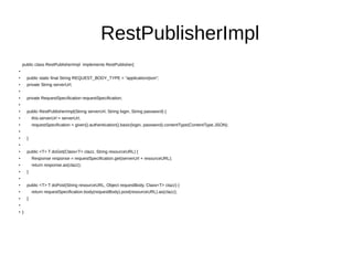 Rest application | PDF