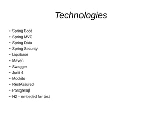 Rest application | PDF