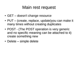 Rest application | PDF