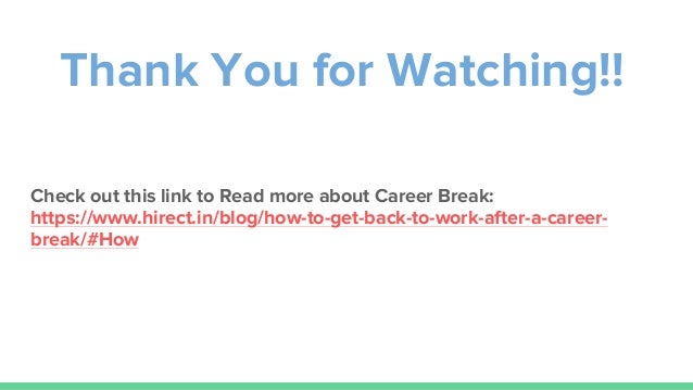 Restart a job after a Career Break.pptx