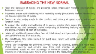 Restarting hotel operations with New Standard Operating Procedures | PPTX