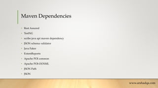 API Automation in Rest Assured by using BDD Approach with TestNG | PPTX