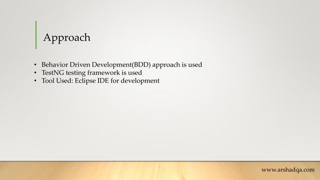 Api Automation In Rest Assured By Using Bdd Approach With Testng Pptx