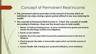 Restatement of quantity theory of money | PPSX