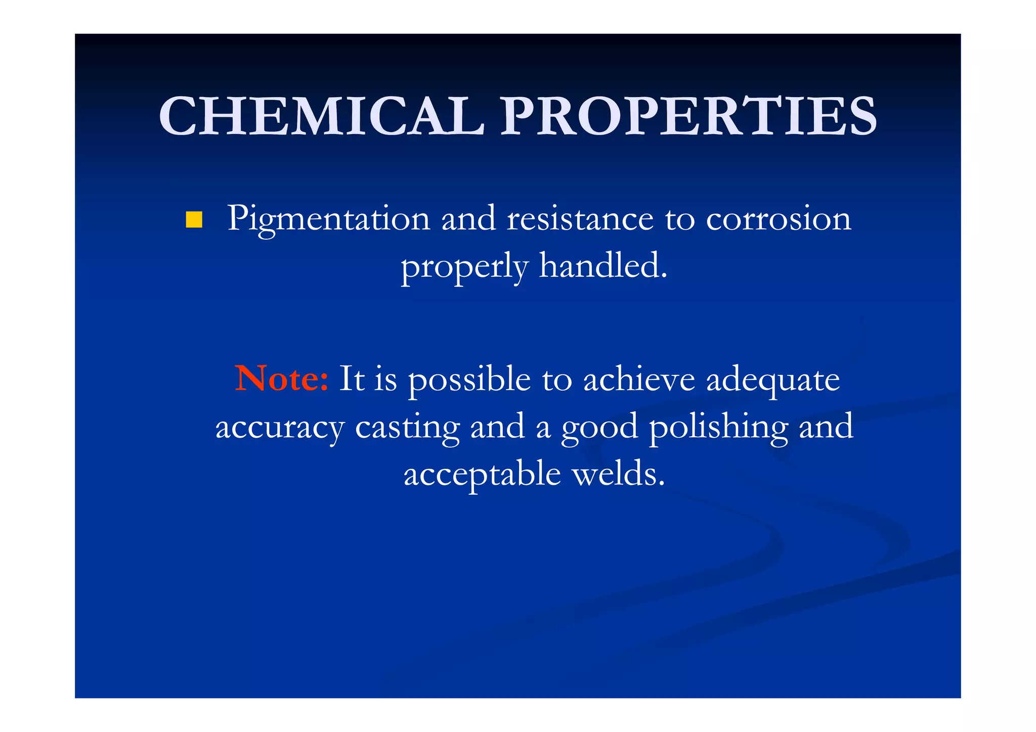 DENTISTRY (Metallic Restorations) | PDF