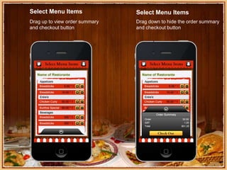 Restaurant Application For iOS, Android & Windows Mobile Phones | PPT
