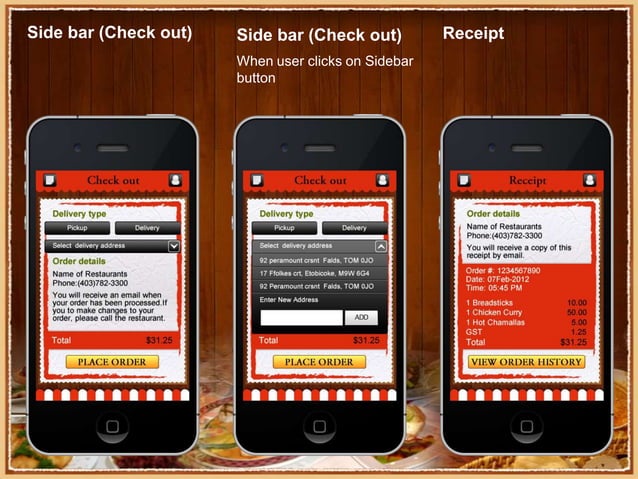 Restaurant Application For iOS, Android & Windows Mobile Phones