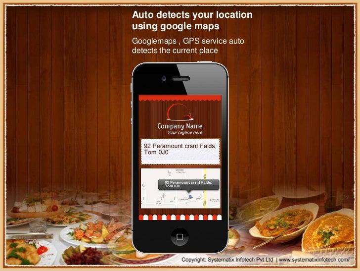 Restaurant Application For iOS, Android & Windows Mobile Phones