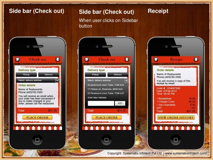 Restaurant Application For iOS, Android & Windows Mobile Phones