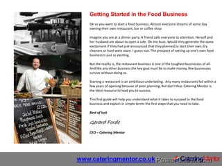 Restaurant Startup Guide | PPT