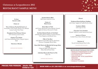 Restaurant 2012 | PPT