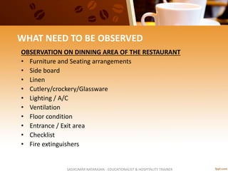Restaurant Audit Procedure | PDF