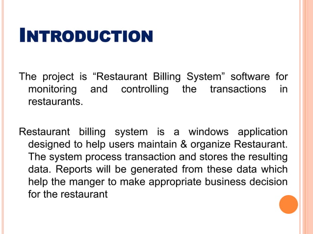 Restaurant billing system.pptx