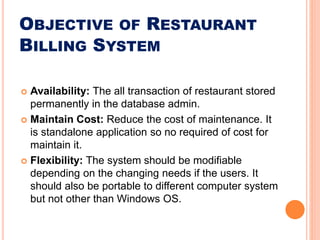 Restaurant billing system.pptx