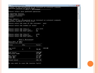 Restaurant billing system.pptx