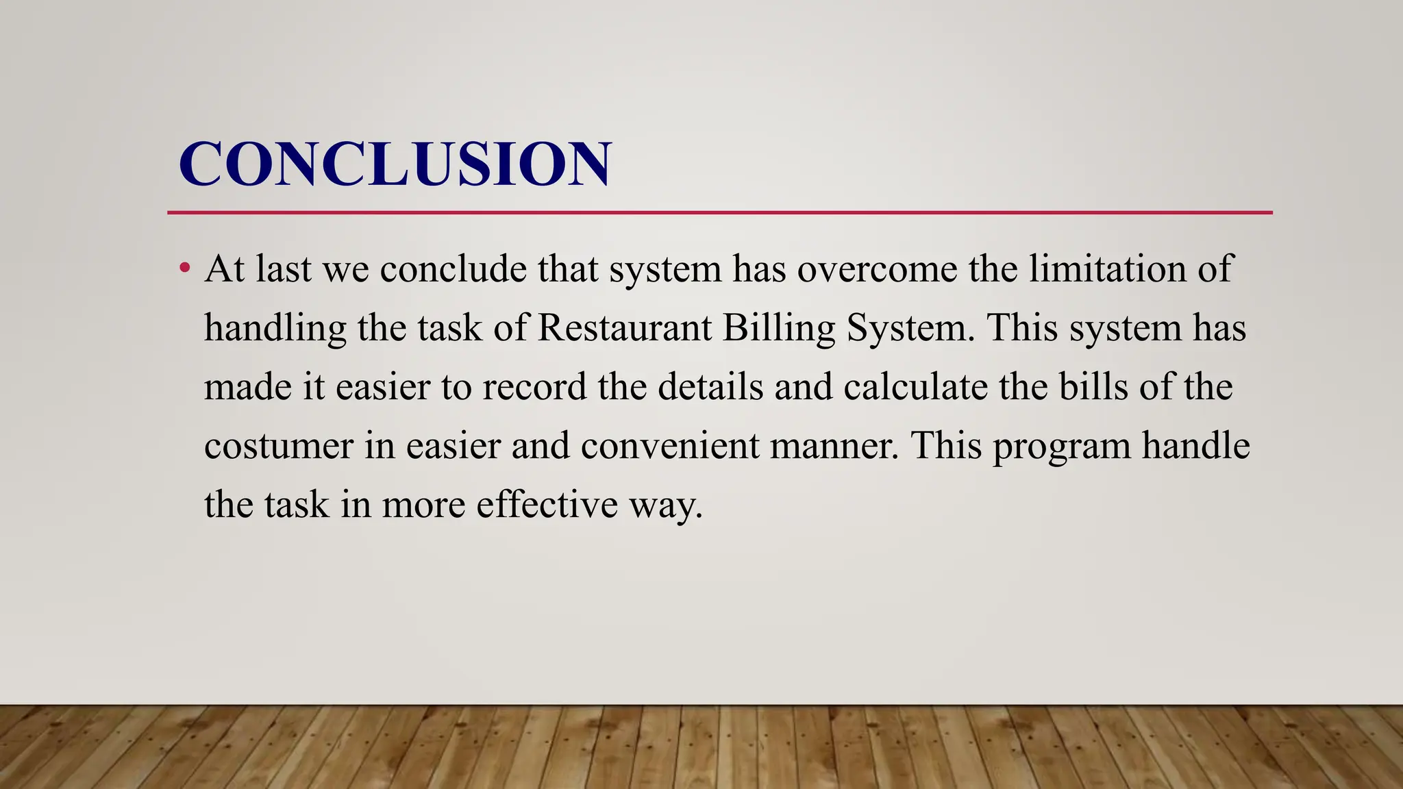 Restaurant billing system project C program .pptx