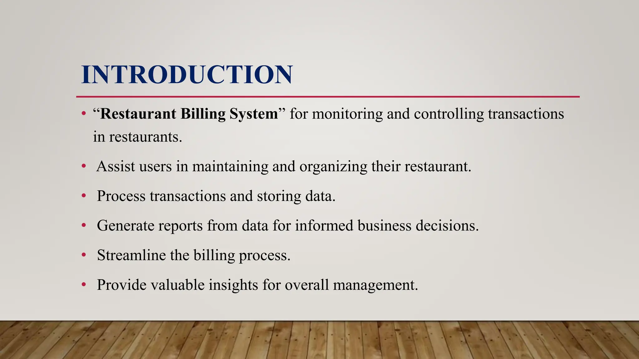 Restaurant billing system project C program .pptx