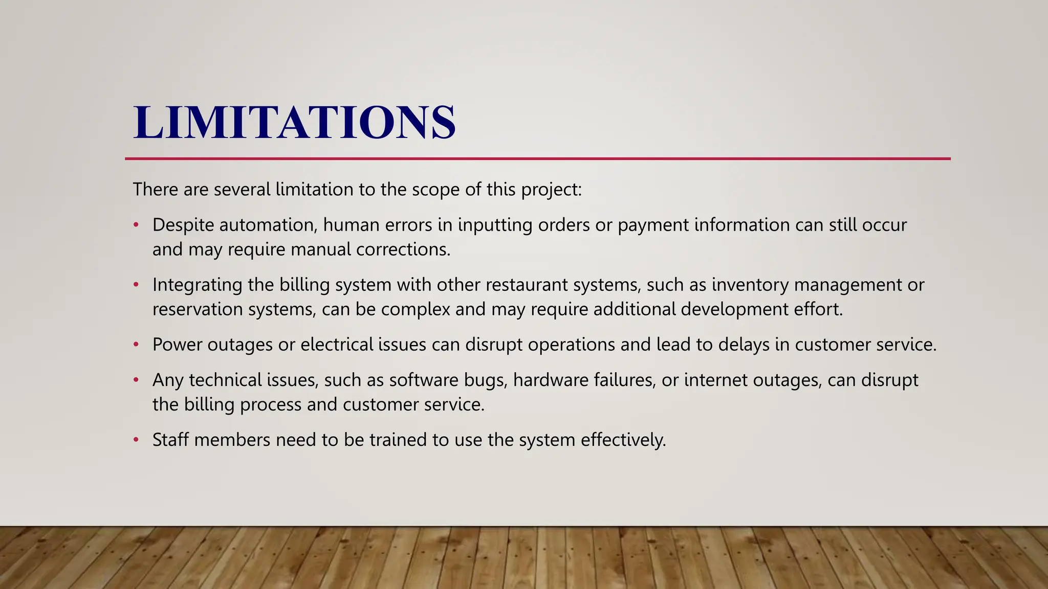 Restaurant Billing System Project C Program Pptx 