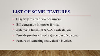 Restaurant billing system project C program .pptx