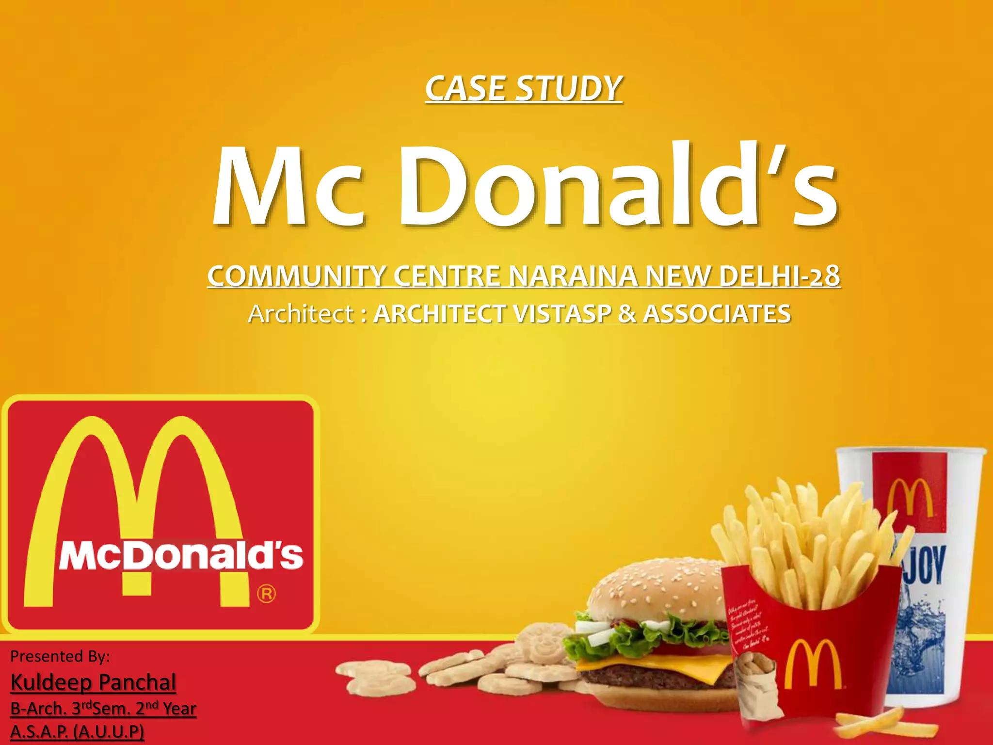 Restaurant case study | PPTX