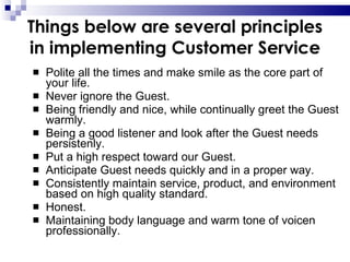Restaurant customer service | PPT