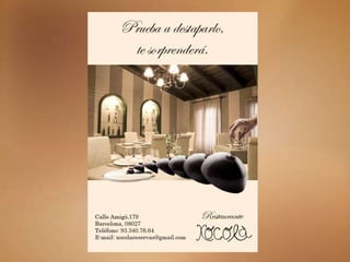 Restaurante Xocolà- Carlota Porqueras | PPTX