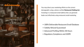 Restaurant email list.pdf