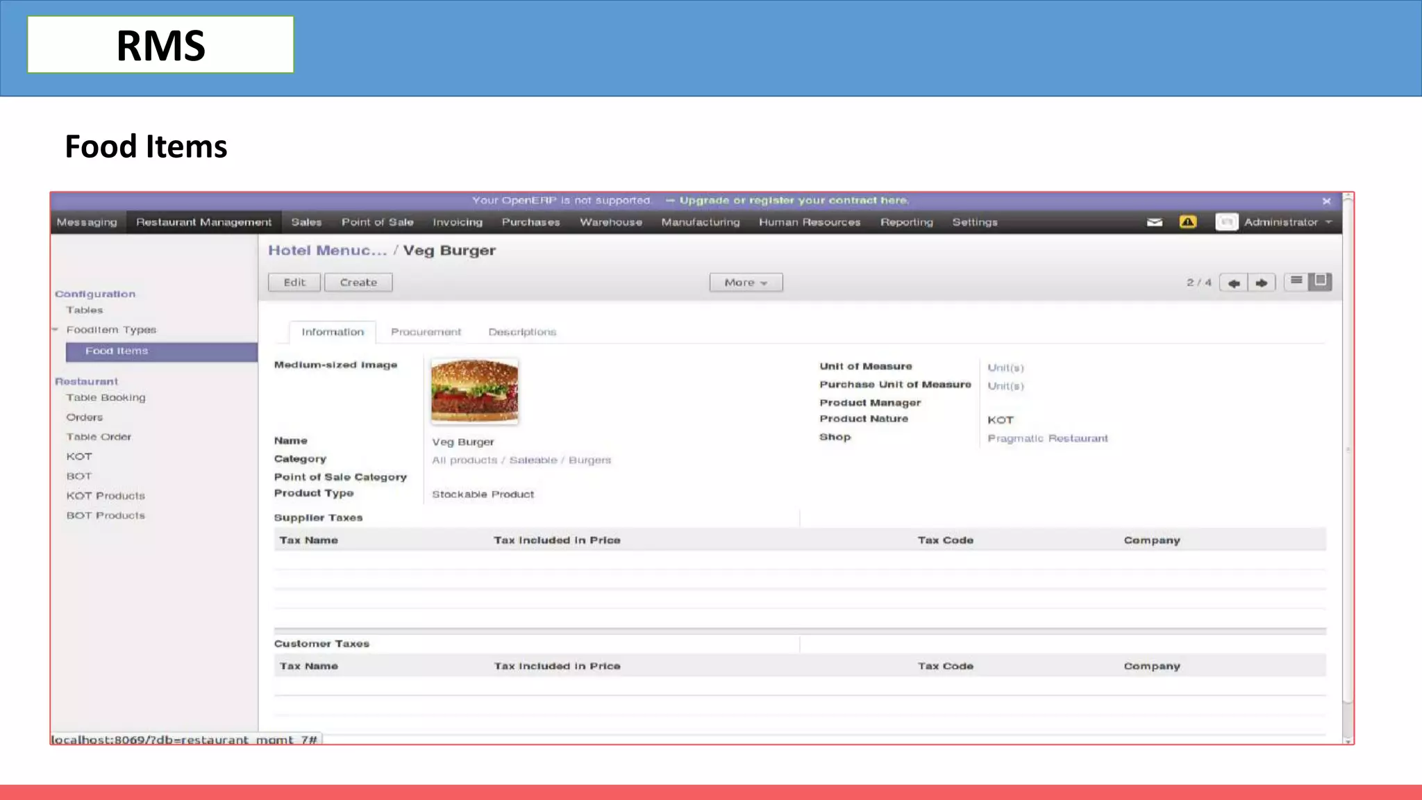 Restaurant erp | PPT