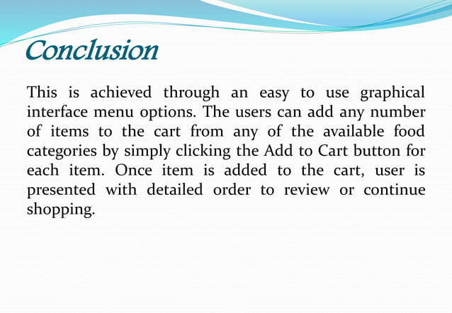 Restaurant management presentation | PPTX | Computing | Technology & Computing