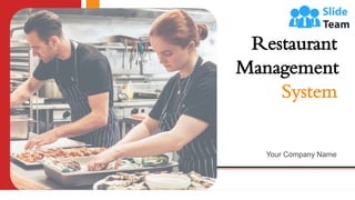 Restaurant Management System PowerPoint Presentation Slides | PDF