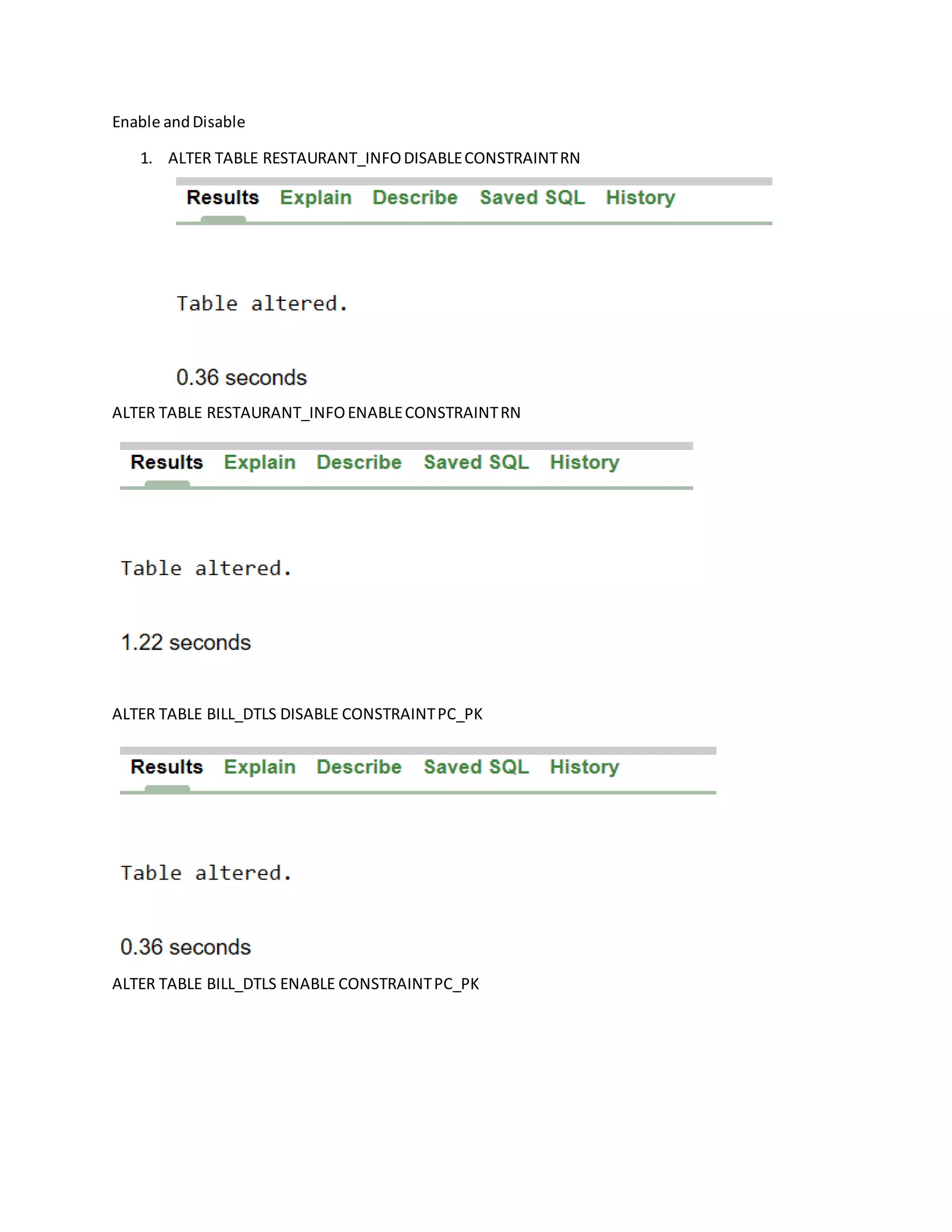 Restaurant Management System Database Project (Oracle) | PDF Restaurant Management System Database Project (Oracle) | PDF