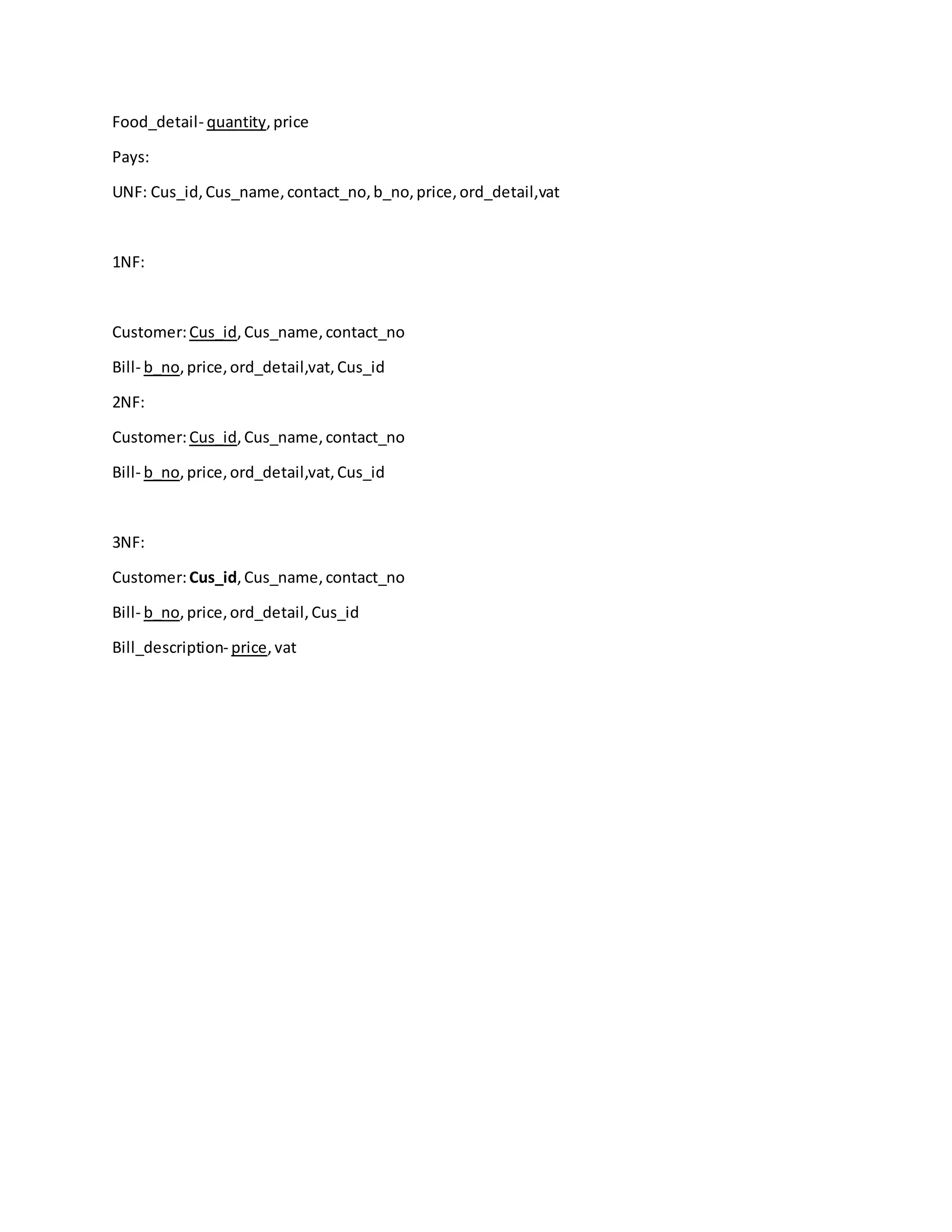 Restaurant Management System Database Project Oracle Pdf