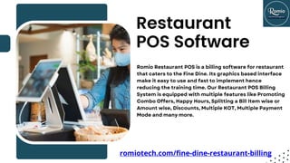 restaurant pos software | PPTX