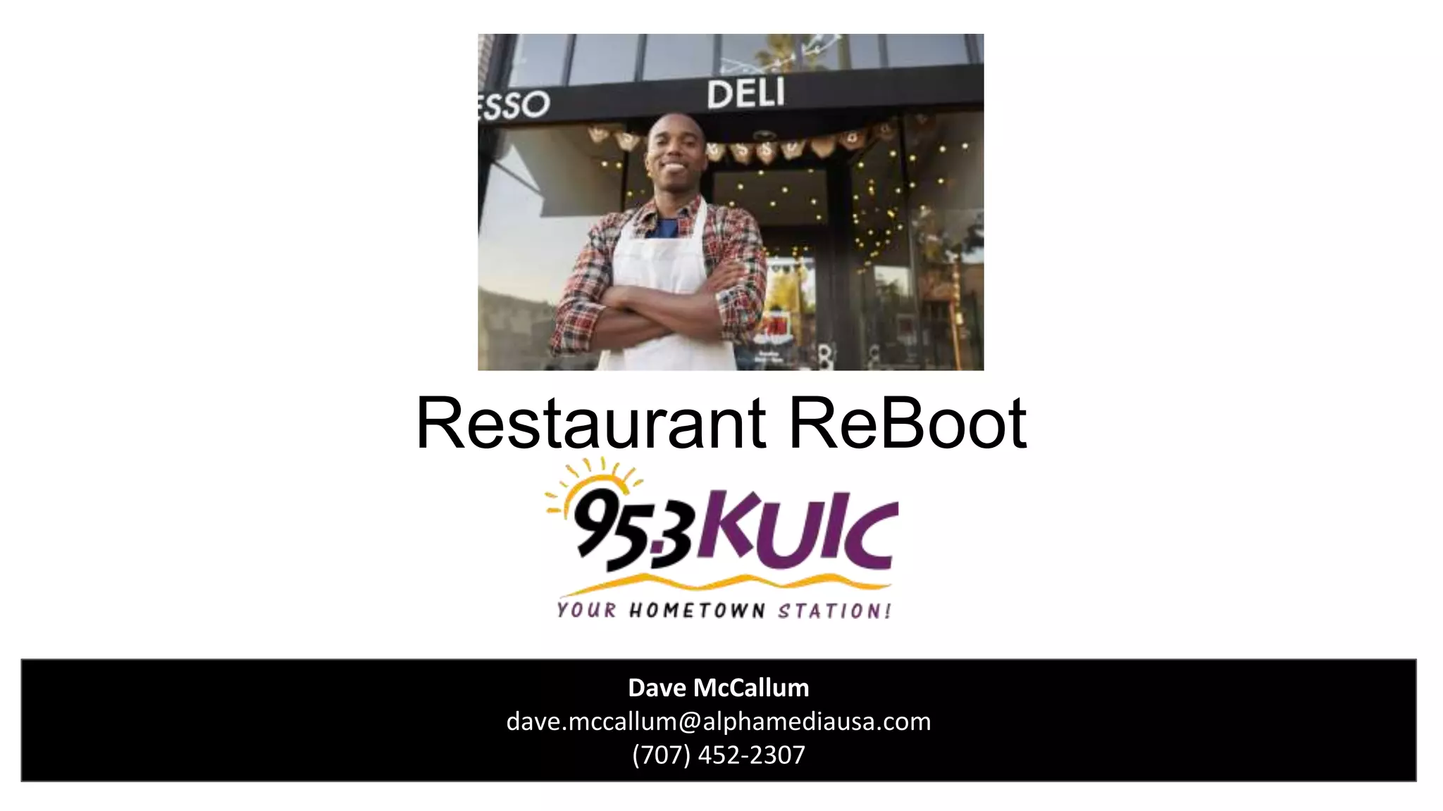 Restaurant Reopening | PPT