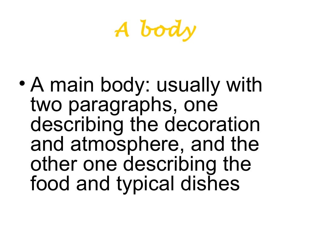 Restaurant Review restaurant-review
