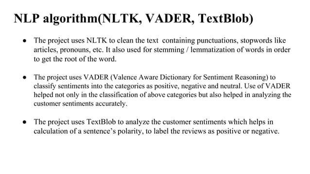 Restaurant Review Sentiment Analysis | PPTX
