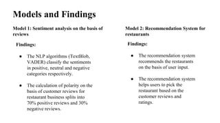Restaurant Review Sentiment Analysis | PPTX