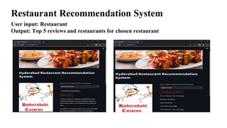Restaurant Review Sentiment Analysis | PPTX