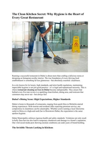 Office cleaning services in Business Bay | DOCX