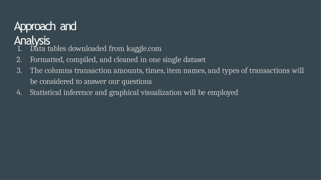 Restaurant Sales Data Analysis Project using python and excel | PPTX