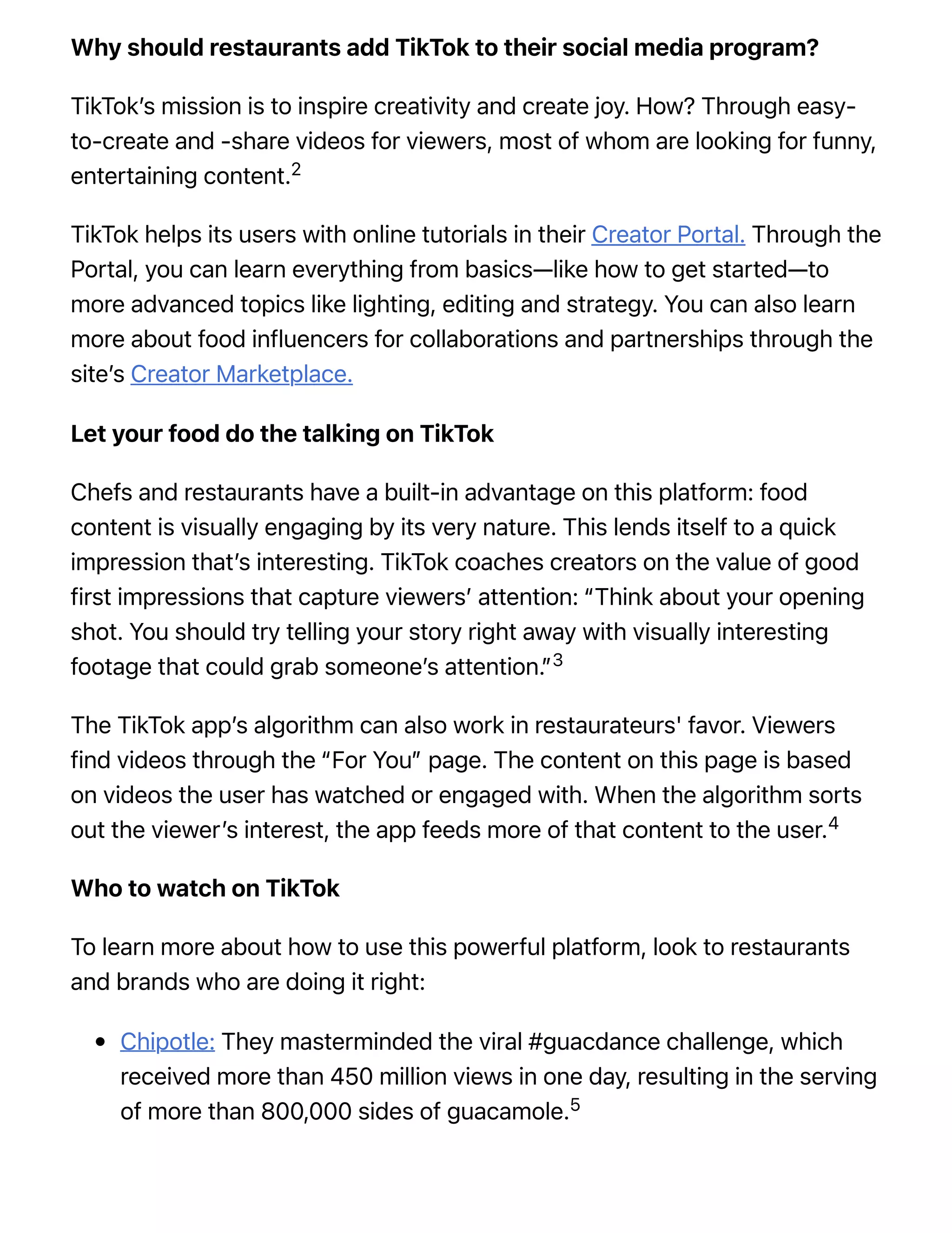 Restaurants finding new audiences on tik tok | PDF