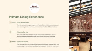 Piccola Cucina Estiatorio Restaurants in soho | PPT | Free Download