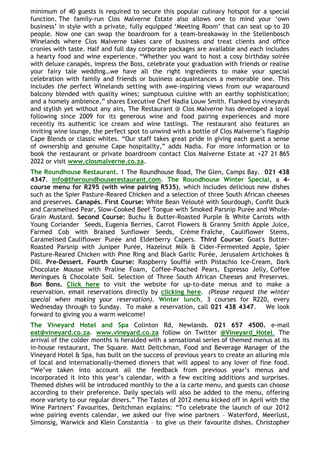 Restaurant special offers | DOCX