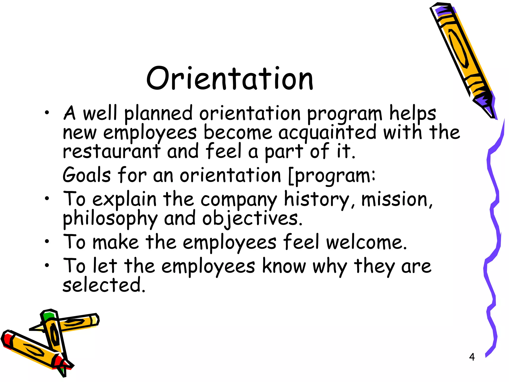 Restaurant Staff Training | PPT